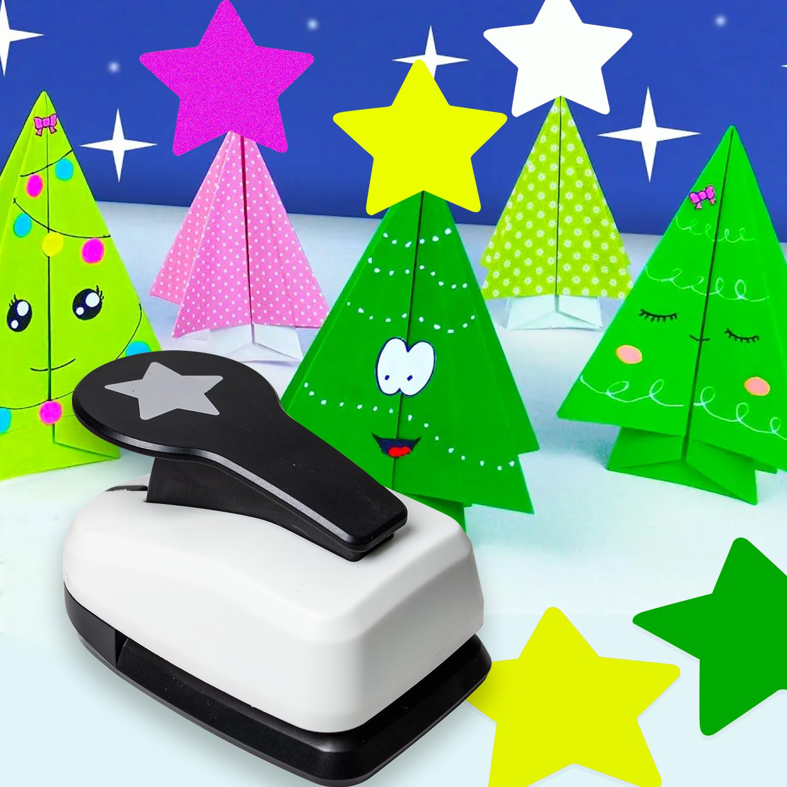 Snapklik.com : Craft Holes Punch, 2 Inch Star Shape Paper Punchs ...