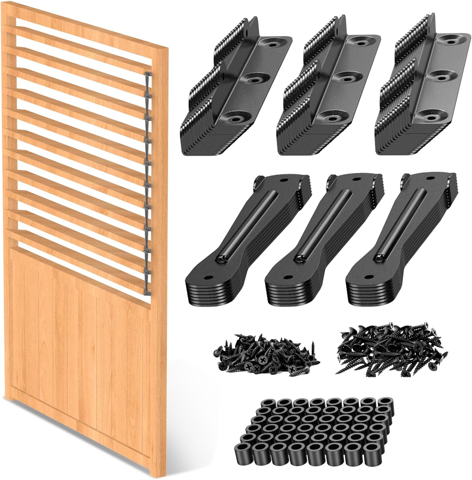 Amazon.com: Suemisi Louver Bracket Kit, Louver Hardware Set,Window ...