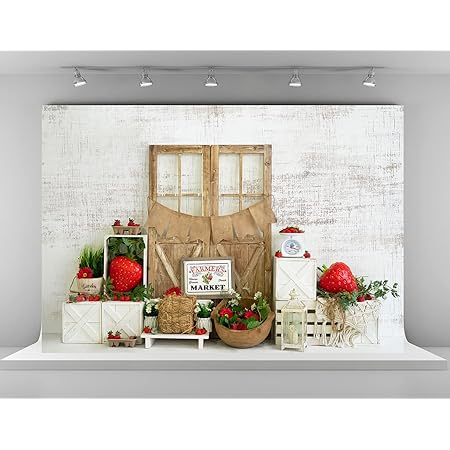 Amazon.com: Kate 7x5ft Spring Farmer's Fresh Strawberry Photography ...