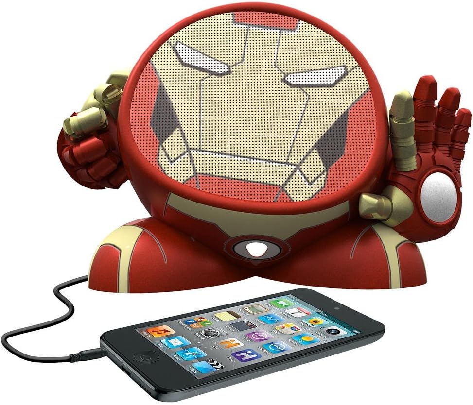 Amazon.com: Avengers Iron Man Rechargeable Character Speaker, MR-M662 ...