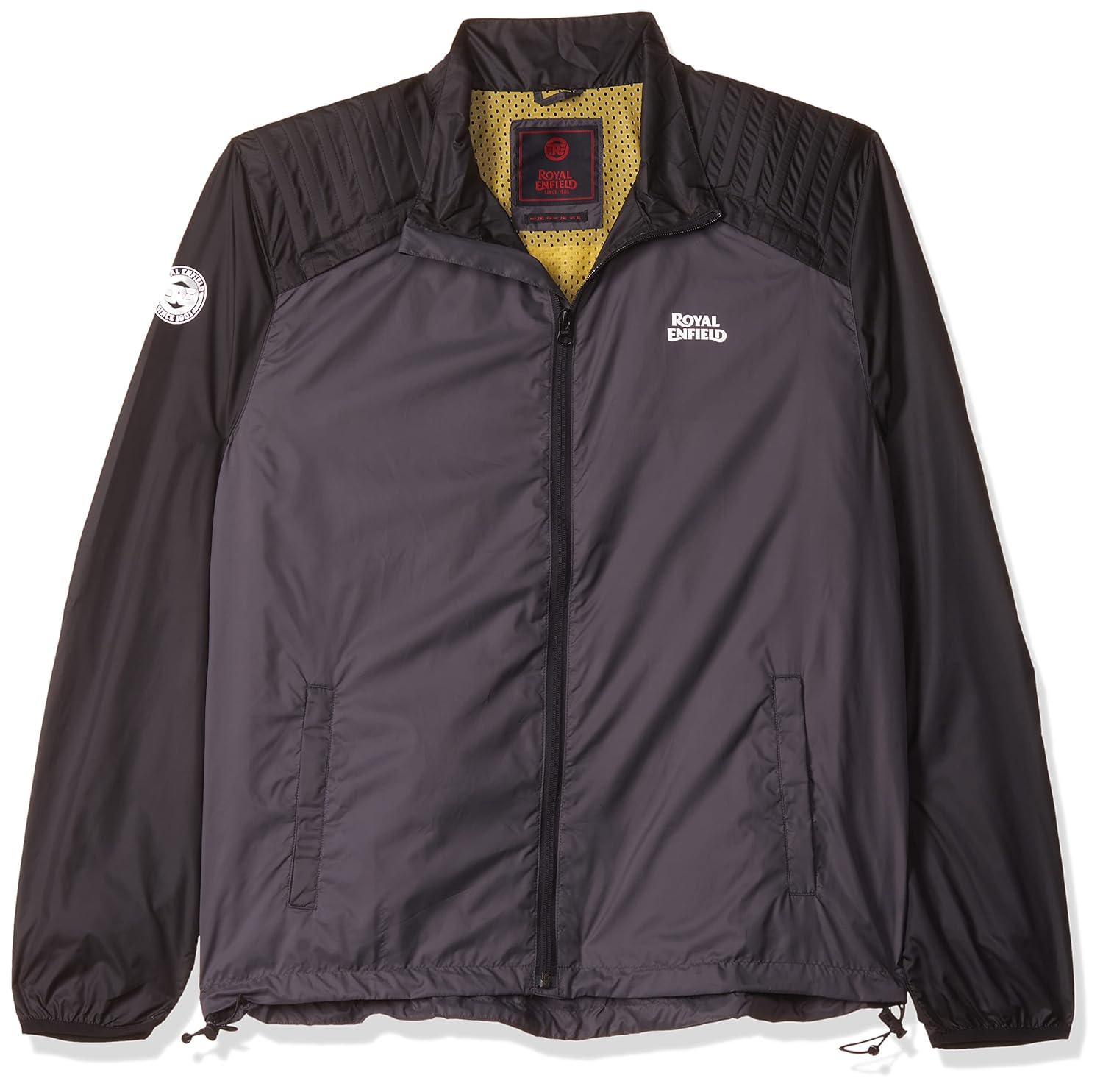 Royal Enfield Airflow Tech Windbreaker Grey Black (3XL) : Amazon.in ...