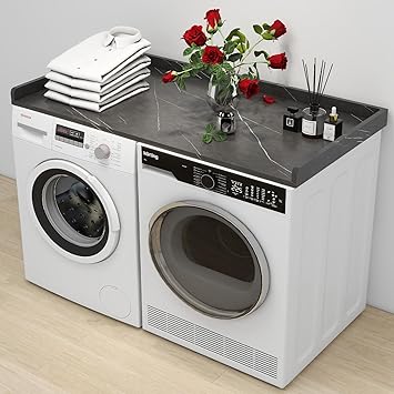 Amazon.com: Dooloric Washer Dryer Countertop, Laundry Counter top with ...