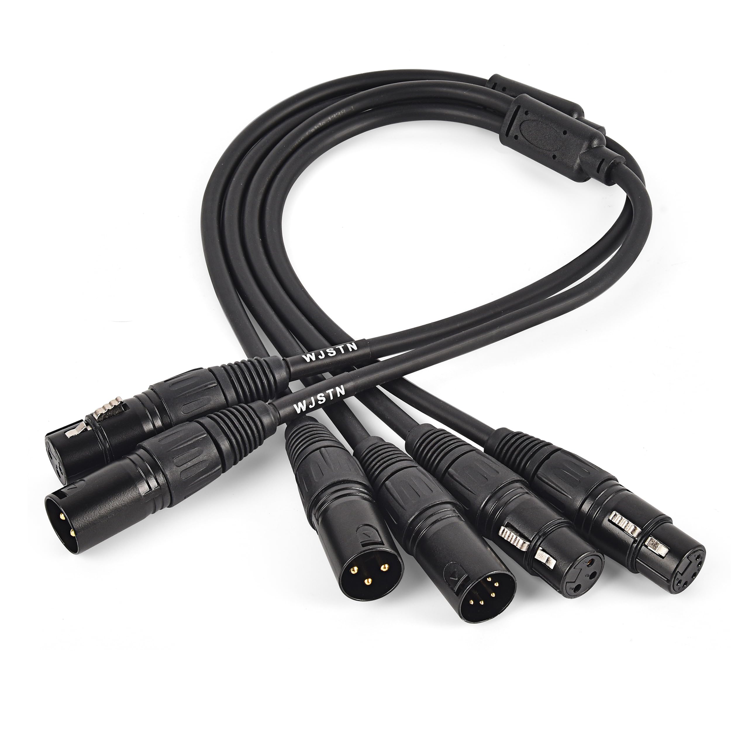 Amazon.com: WJSTN XLR Y Splitter Cable,1 Male to 2 Female Microphone ...