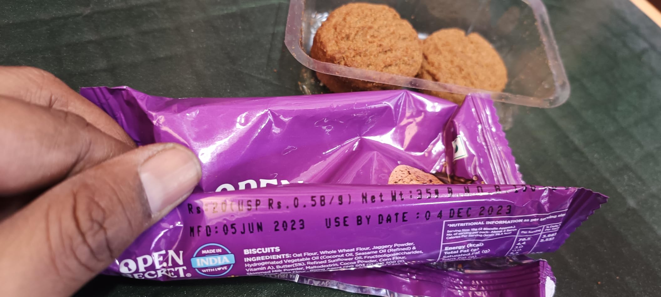 Open Secret Butter Biscuit Cookies | Protein & Fiber Packed | Healthy ...