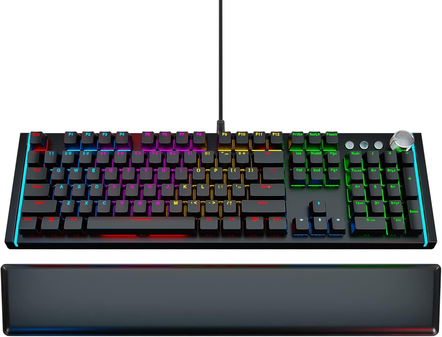 Amazon.com: REAL Mechanical Gaming Keyboard Mechanoid X107 TBI ...