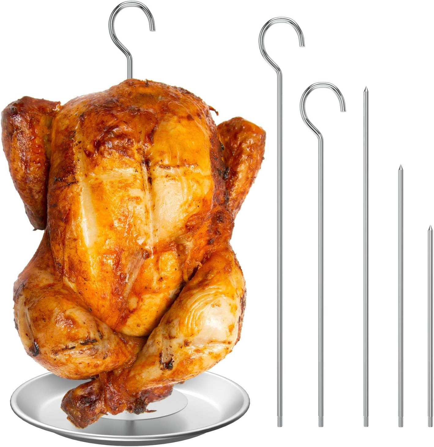 Amazon.com : Vertical Skewer Turkey Fryer Stand Kit, Al Pastor Skewer ...