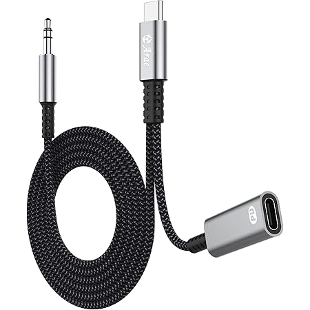 TRANLIKS USB C Splitter 2 USB C, USB C Doppelstecker Adapter Kopfhörer ...