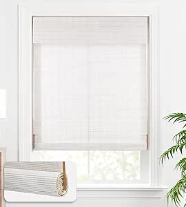 Amazon.com: LazBlinds Cordless Bamboo Blinds, Bamboo Roll Up Shades for ...