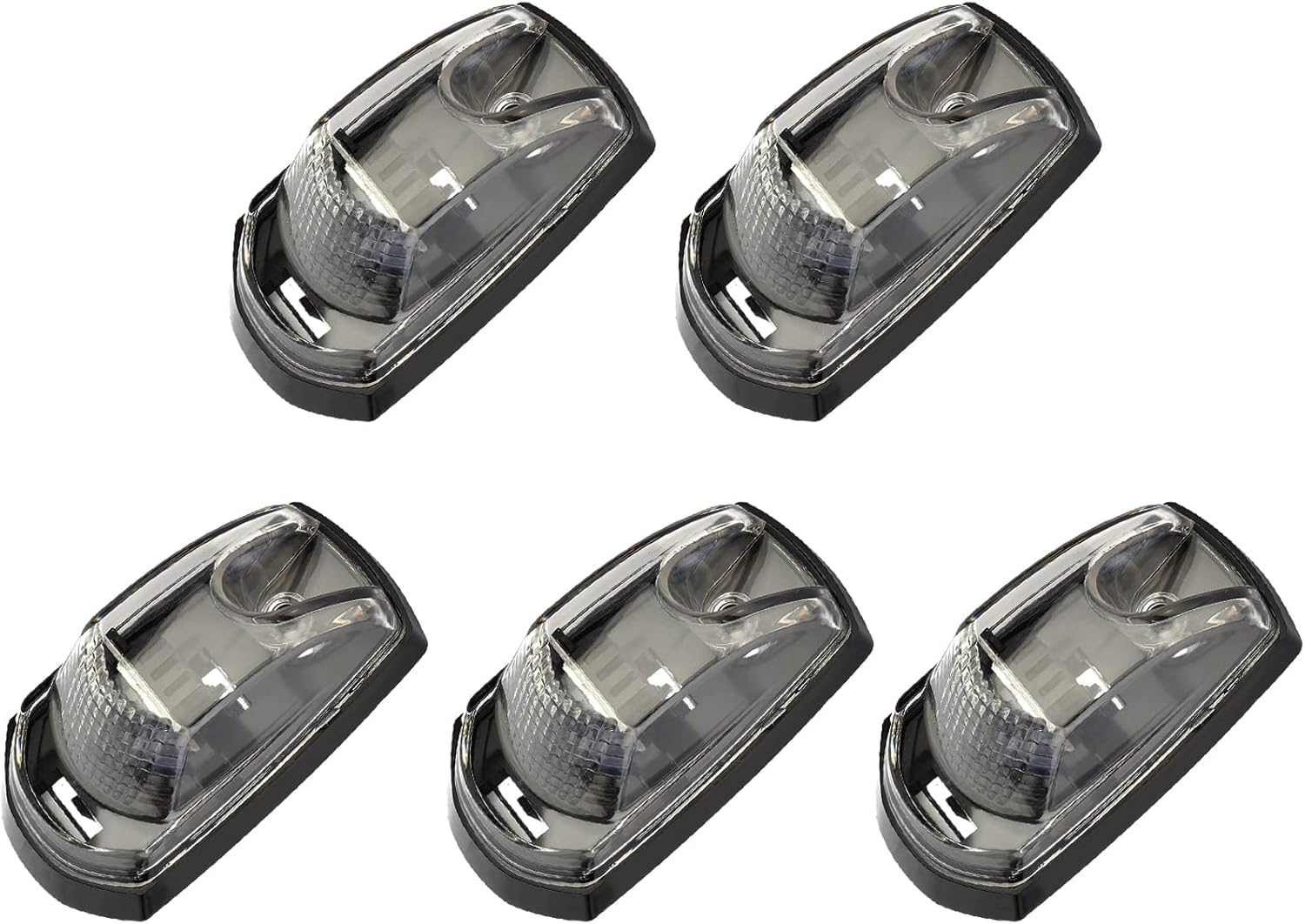 Amazon.com: cciyu 5 pcs Cab Roof Running Top Marker Lights White LED ...