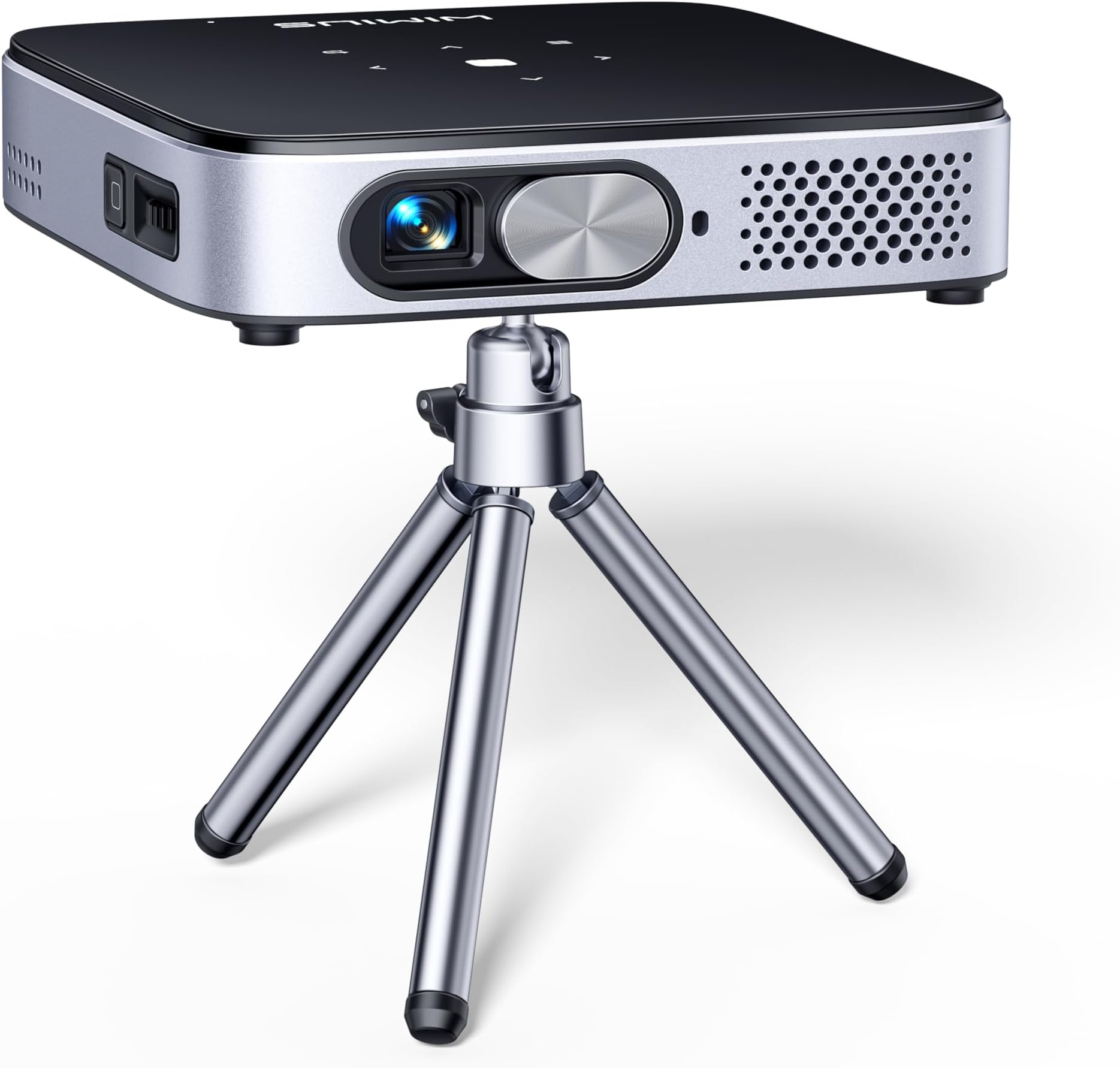 Mini Vidéoprojecteur DLP, Vidéoprojecteur Portable Rechargeable WiFi ...