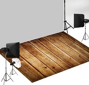 Amazon.com : Avezano Photography Floor Mats Flooring Rubber Mat Brown ...