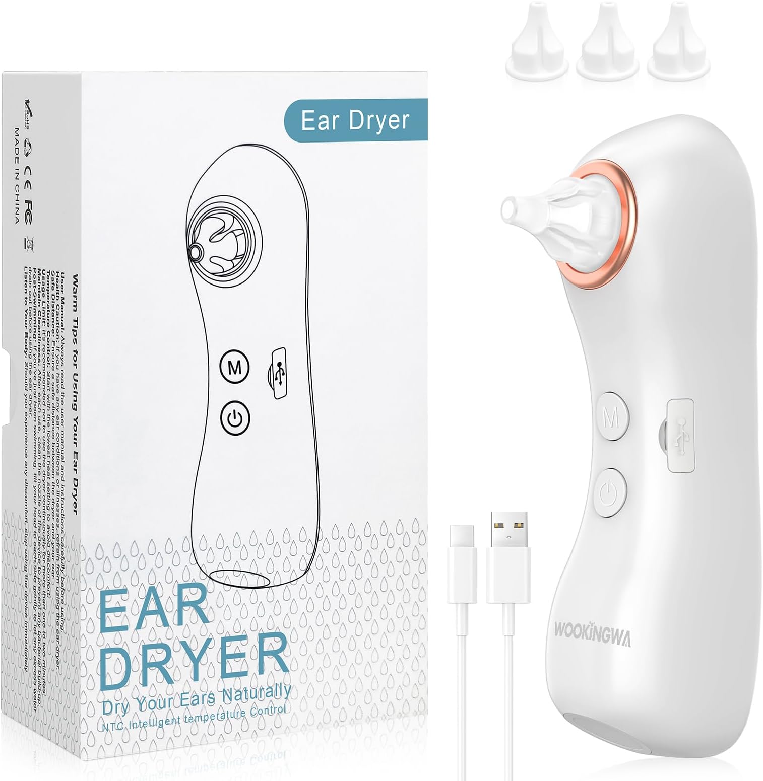 Amazon.com: Electric Ear Dryer for Swimmer’s Ear by Tilcare ...