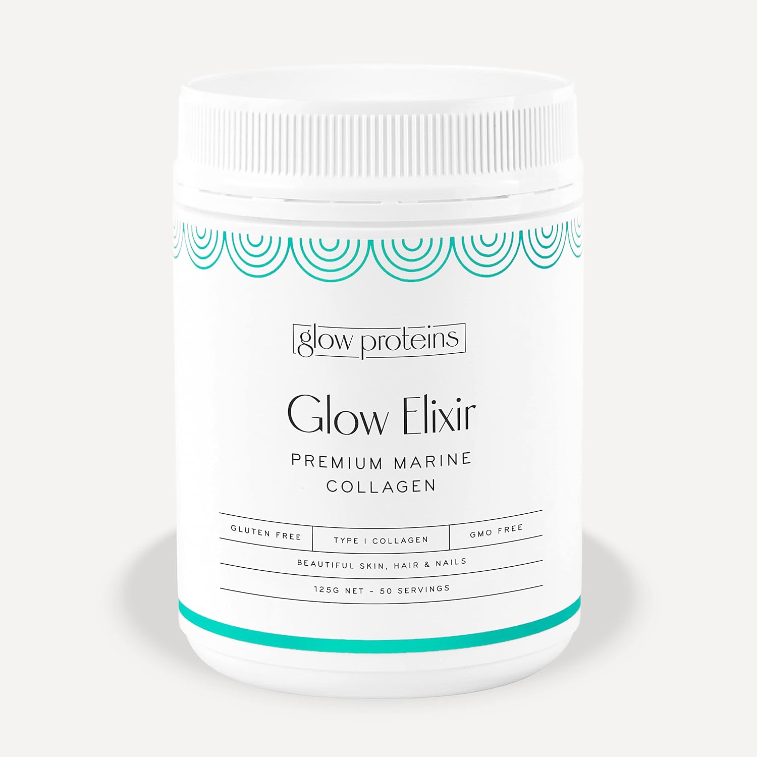 Amazon.com: Glow Proteins Glow Elixir Premium Marine Collagen Powder ...