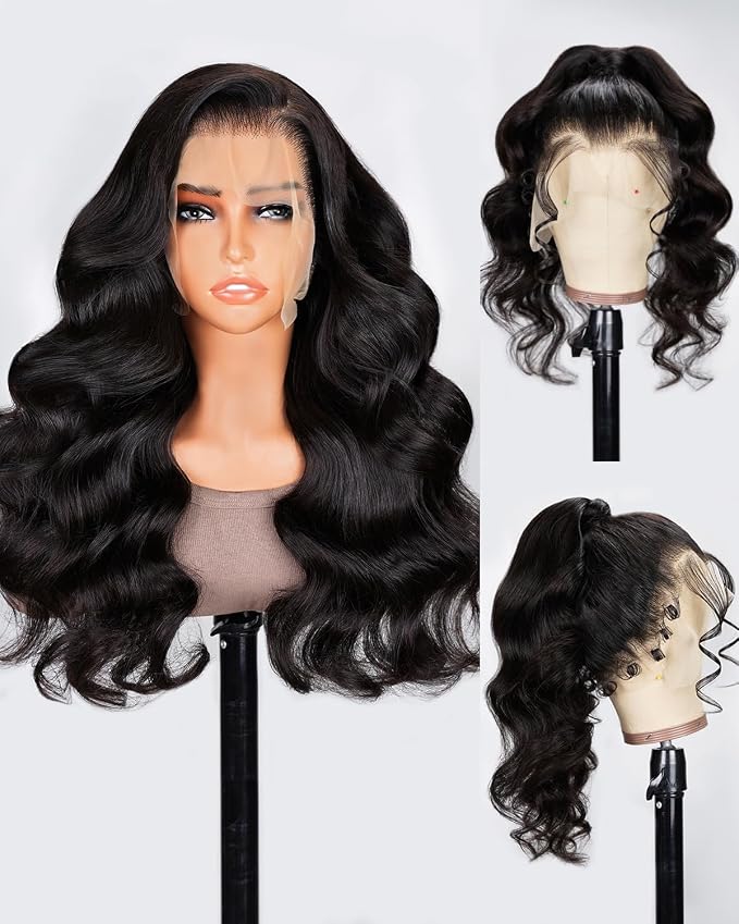 SUPERLOOK Body Wave 360 Lace Front Wigs Human Hair 360 Full Lace ...