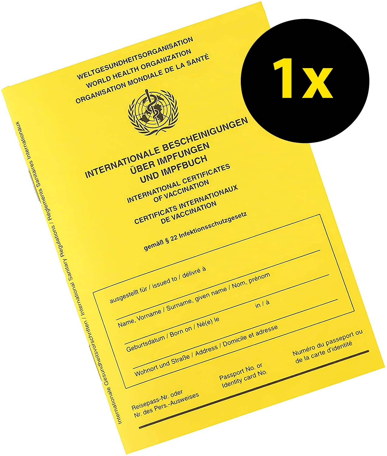 ELKHERBA internationaler Impfpass für Erwachsene und Kinder Impfbuch ...