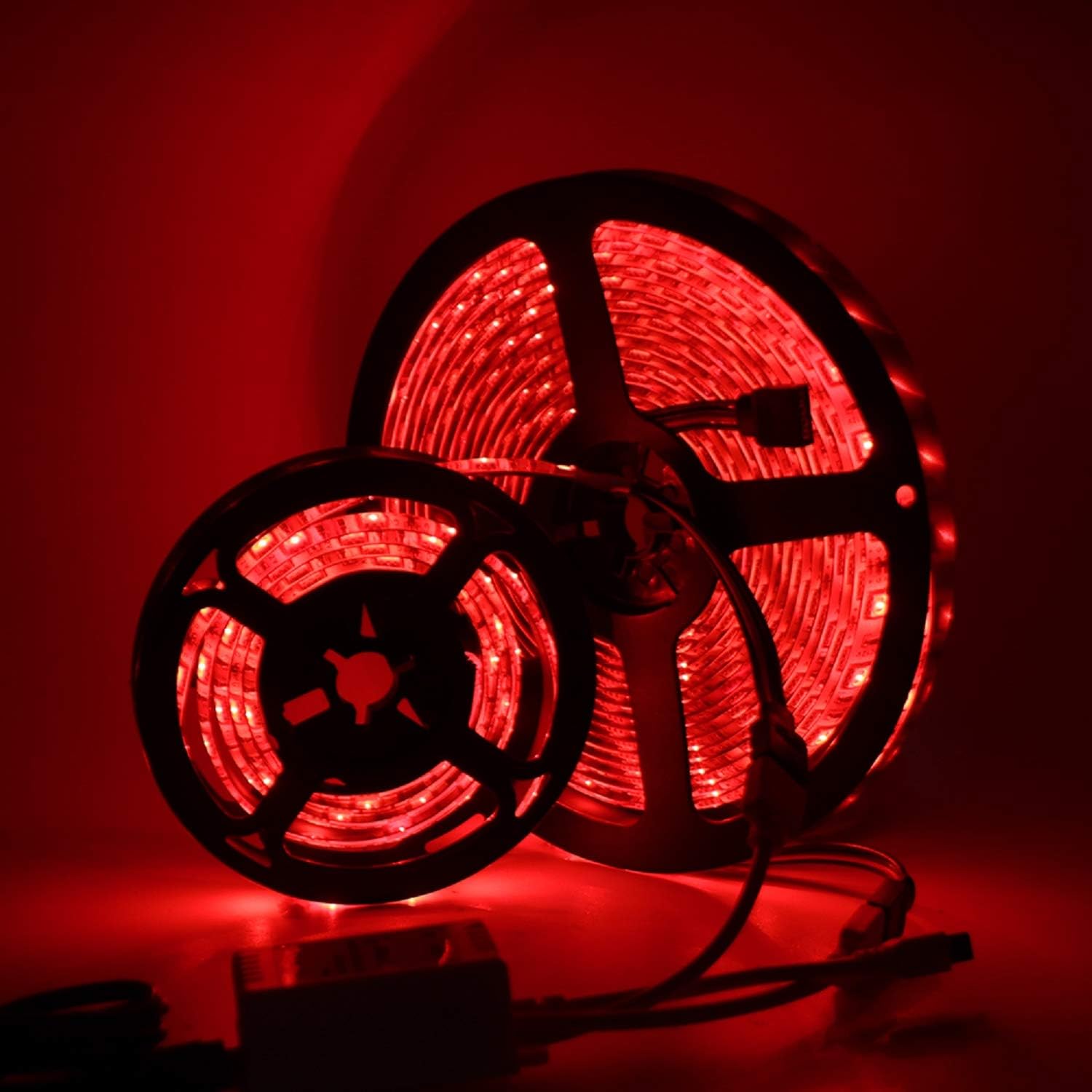 GQL 12V RGB LED Strip Lights 10m, (2X 5m) 5050 600 LEDs Strips Self ...