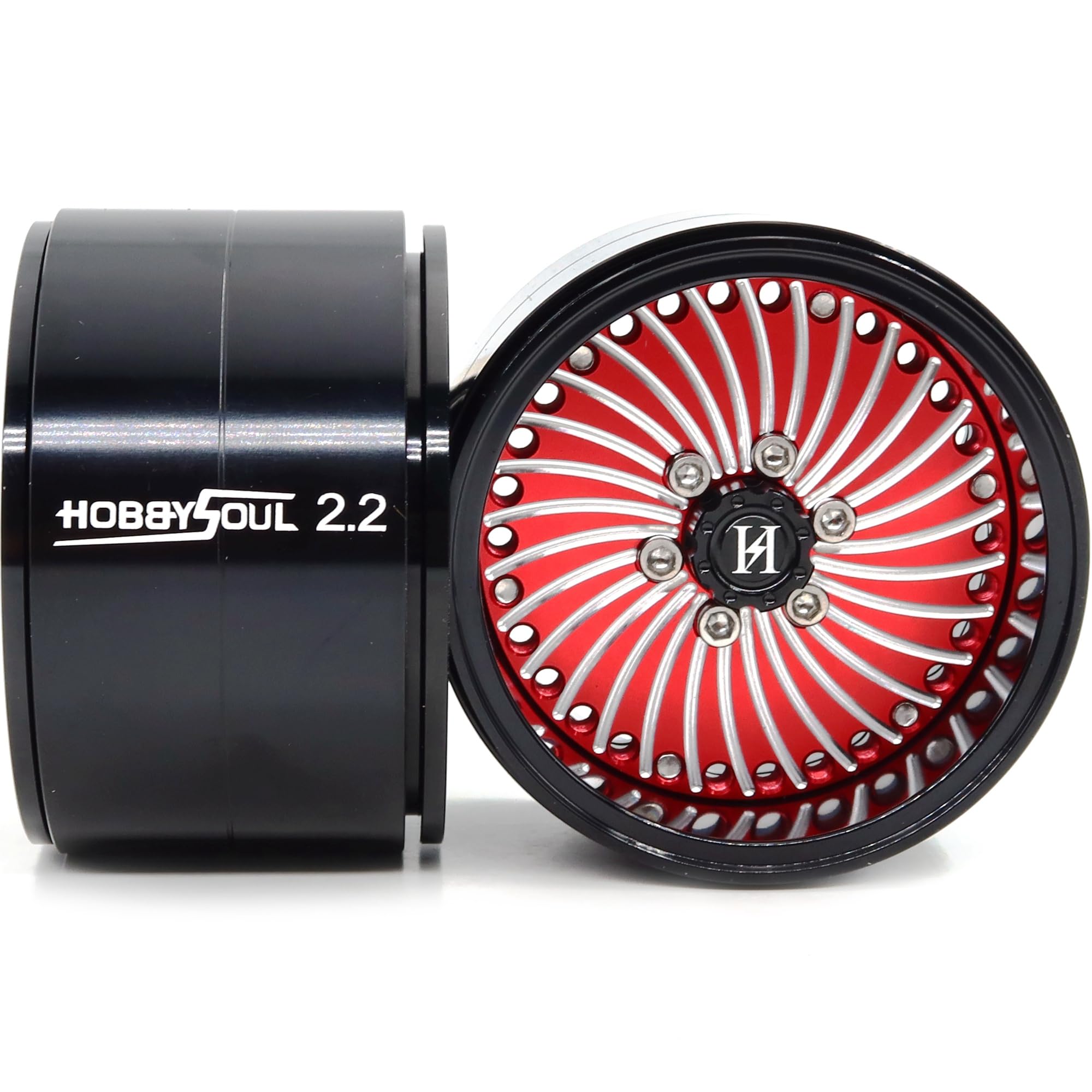 Snapklik.com : HOBBYSOUL 2.2 Beadlock Wheels Adjustable Offset Rims ...