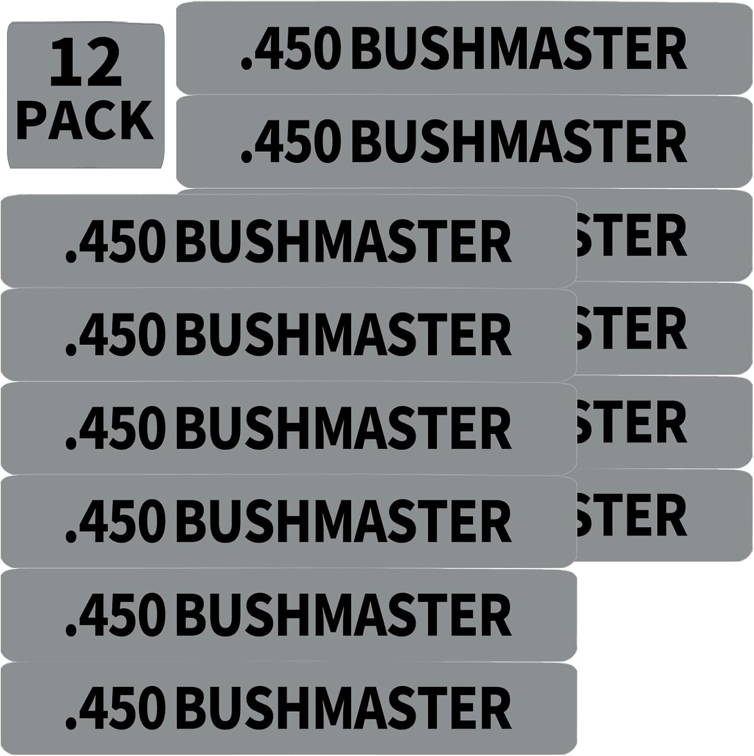 Amazon.com: 12 Pack Miaozhun .450 Bushmaster Magazine Marking Bands ...