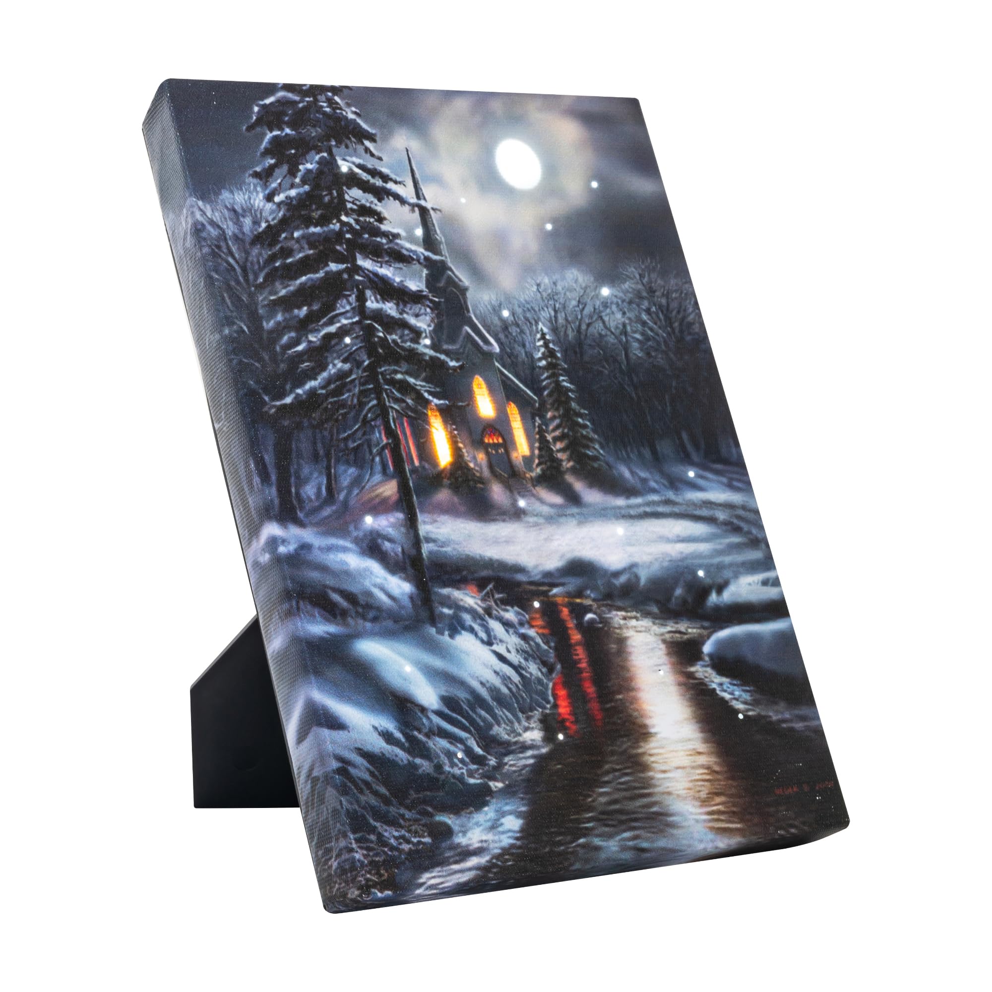 Amazon.com: DEMAGNNIE LED Lighted Pictures with Timer and Optic-fiber ...