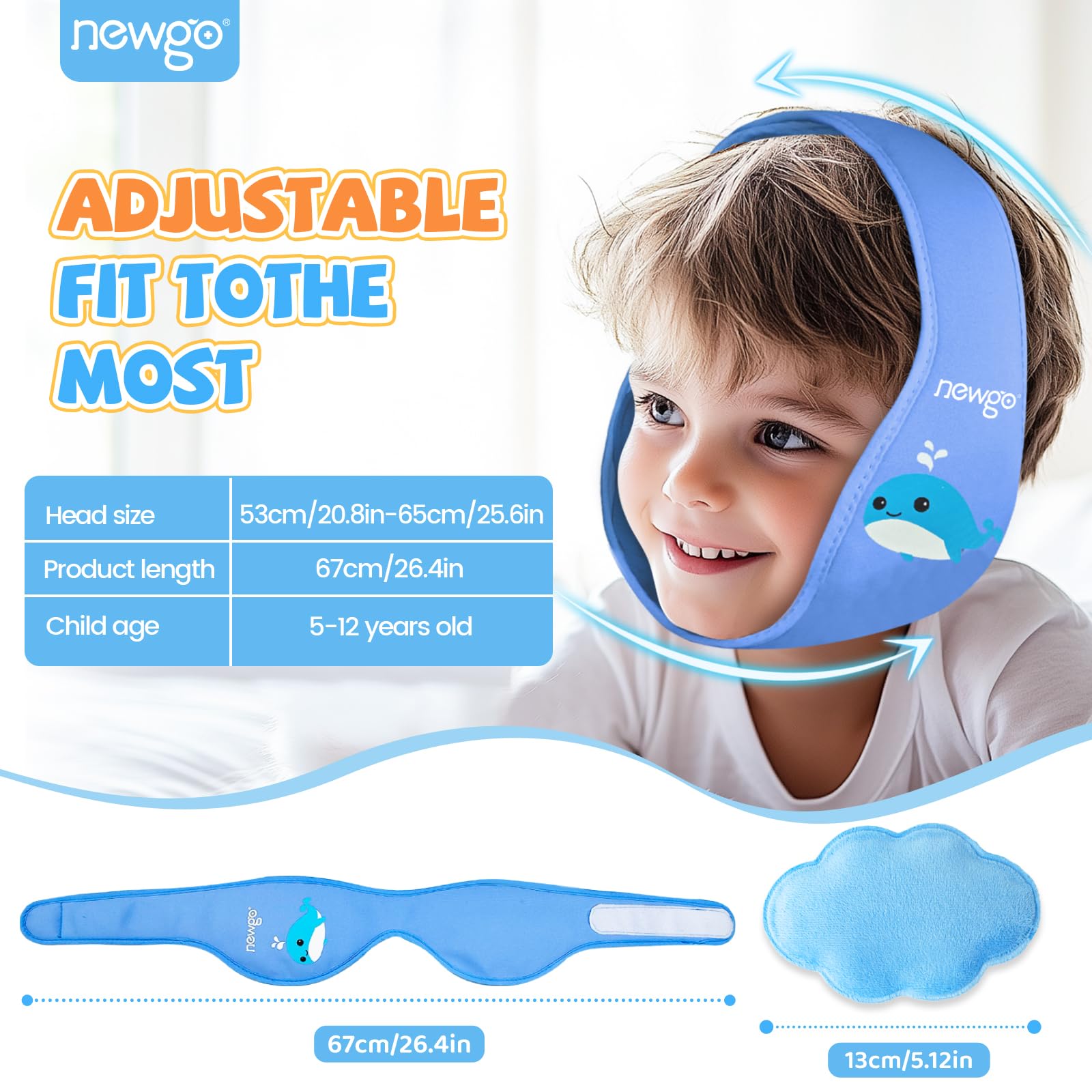 Snapklik.com : NEWGO Tonsillectomy Ice Pack For Kids, Wisdom Teeth Ice ...