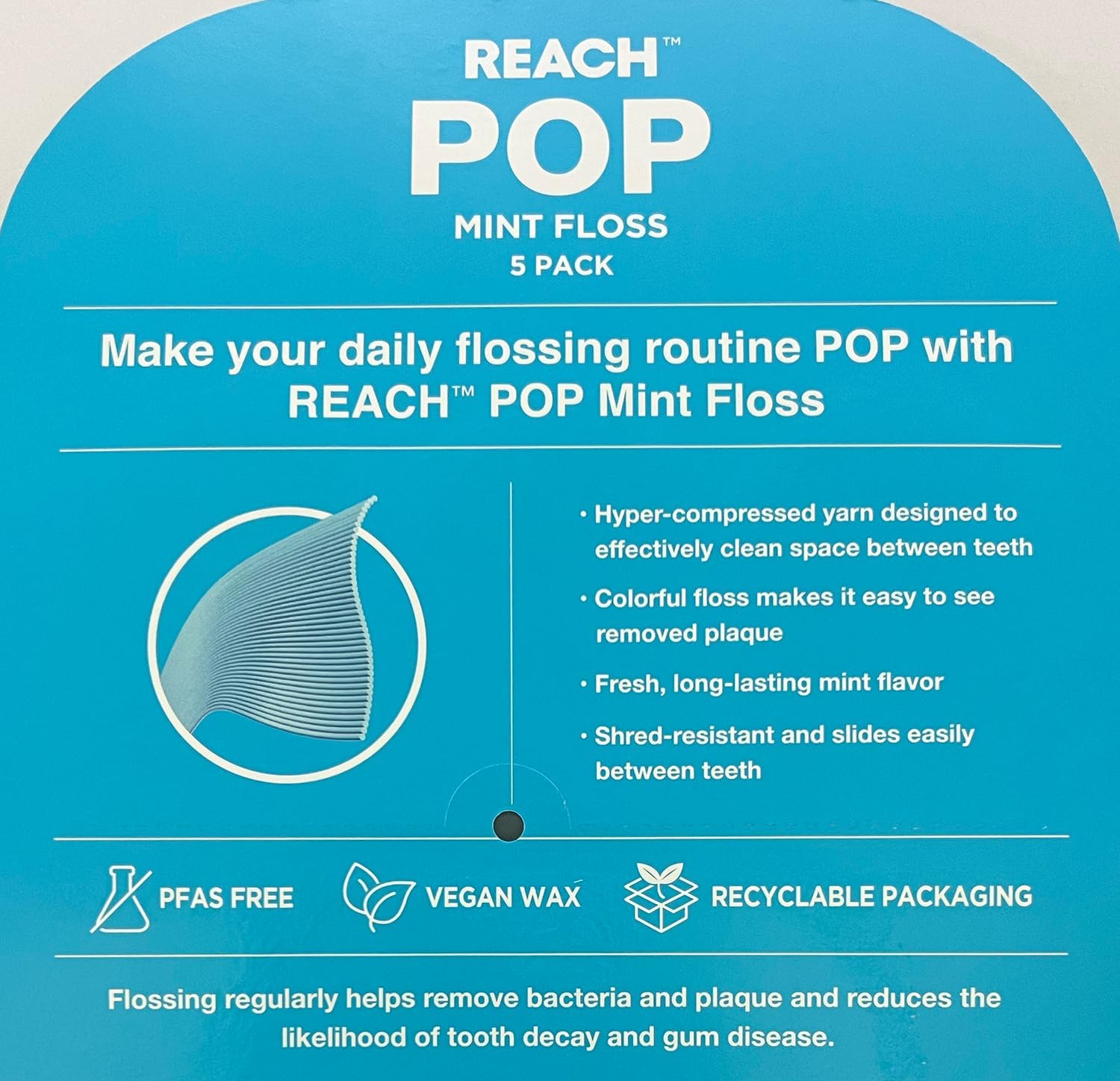 Reach POP Hilo de menta (paquete de 5). – Yaxa Colombia