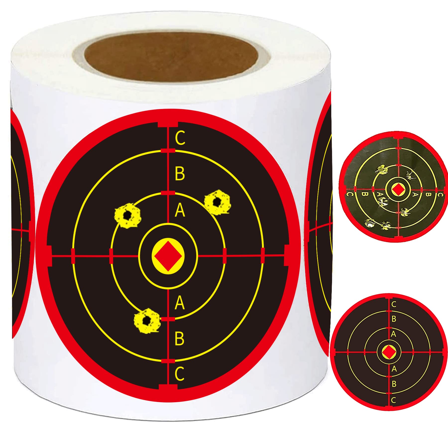 Splatter Target Stickers for Shooting 4 Inch Reactive Splatter Paper ...