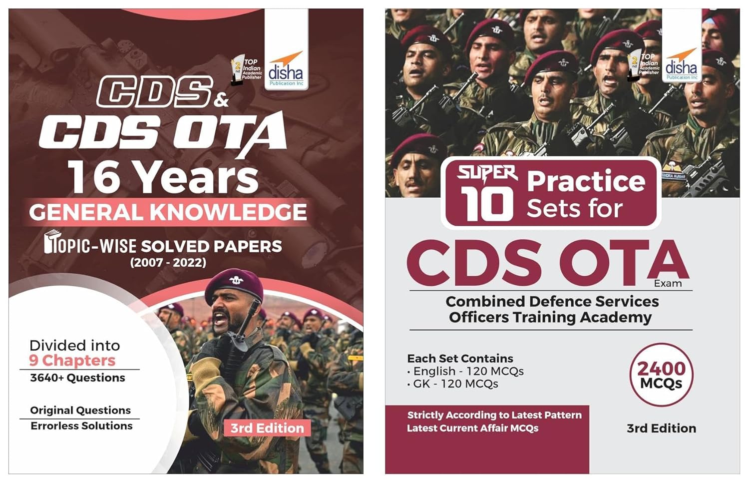 CDS & CDS OTA 16 Years General Knowledge Topic wise Solved Papers (2007 ...