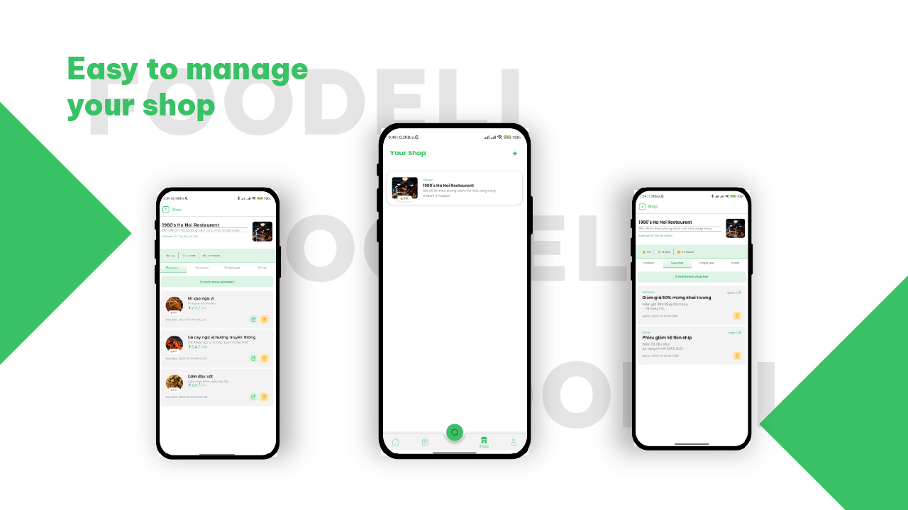 Foodeli Simple Food Delivery App (With shop management) - App on Amazon ...