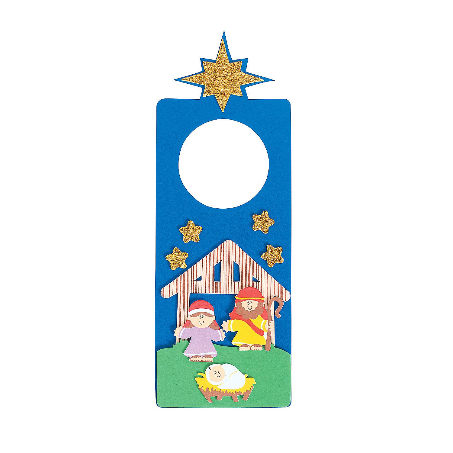 Santa Door Hanger Craft