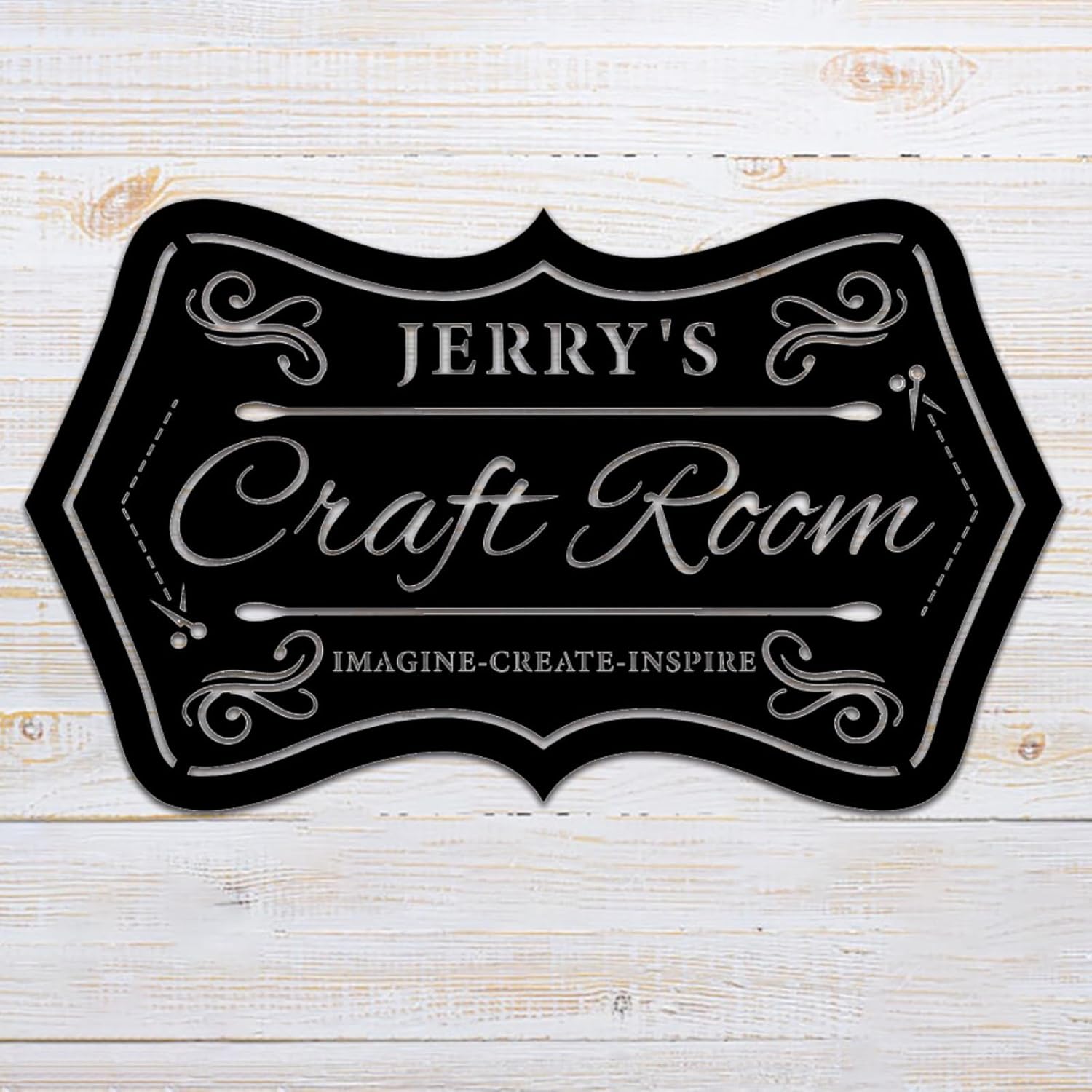 Amazon.com: Custom Craft Room Metal Wall Signs - Personalized Craft ...
