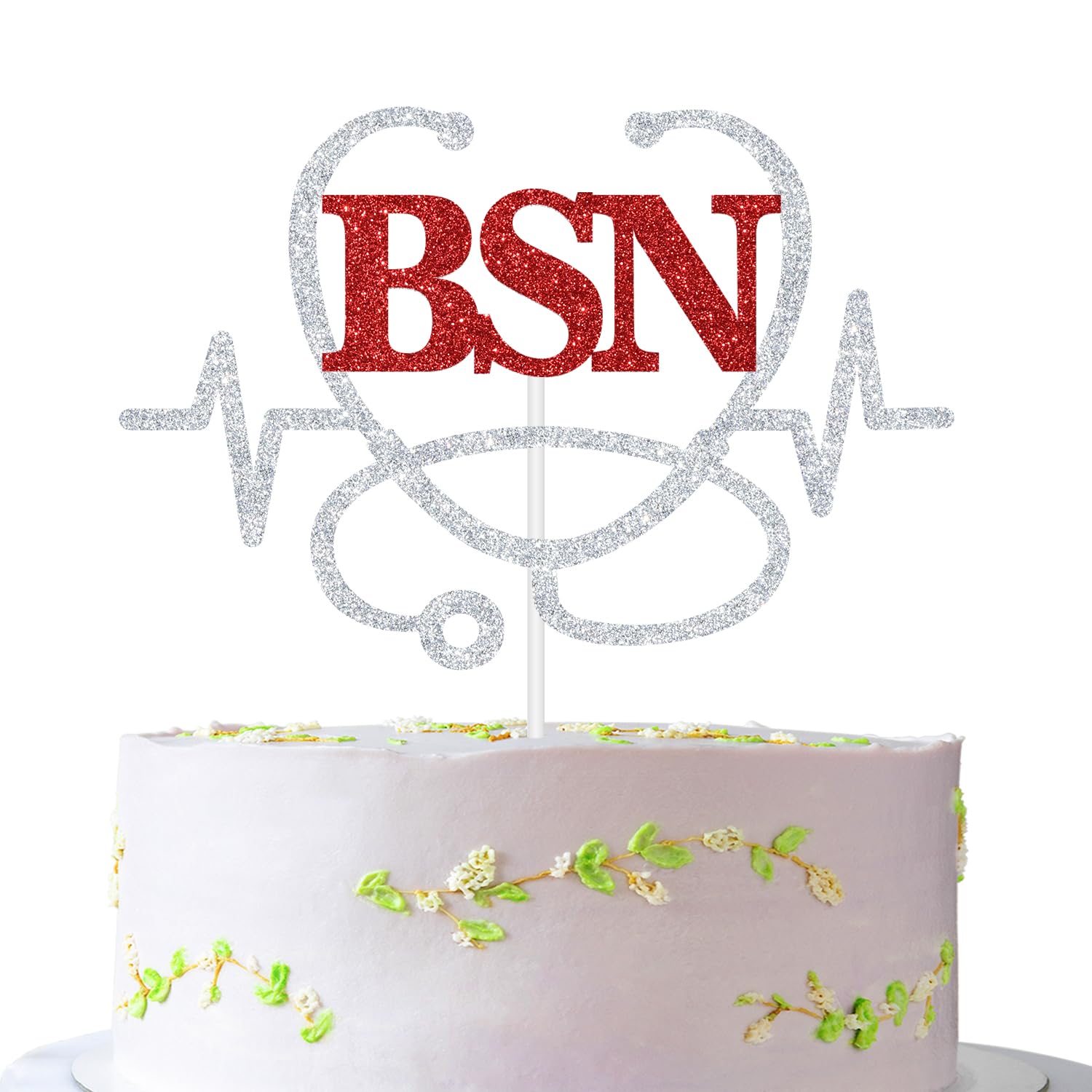Amazon.com: Jenrtvis Congrats BSN Grad Cake Topper, Future Nurse RN NP ...