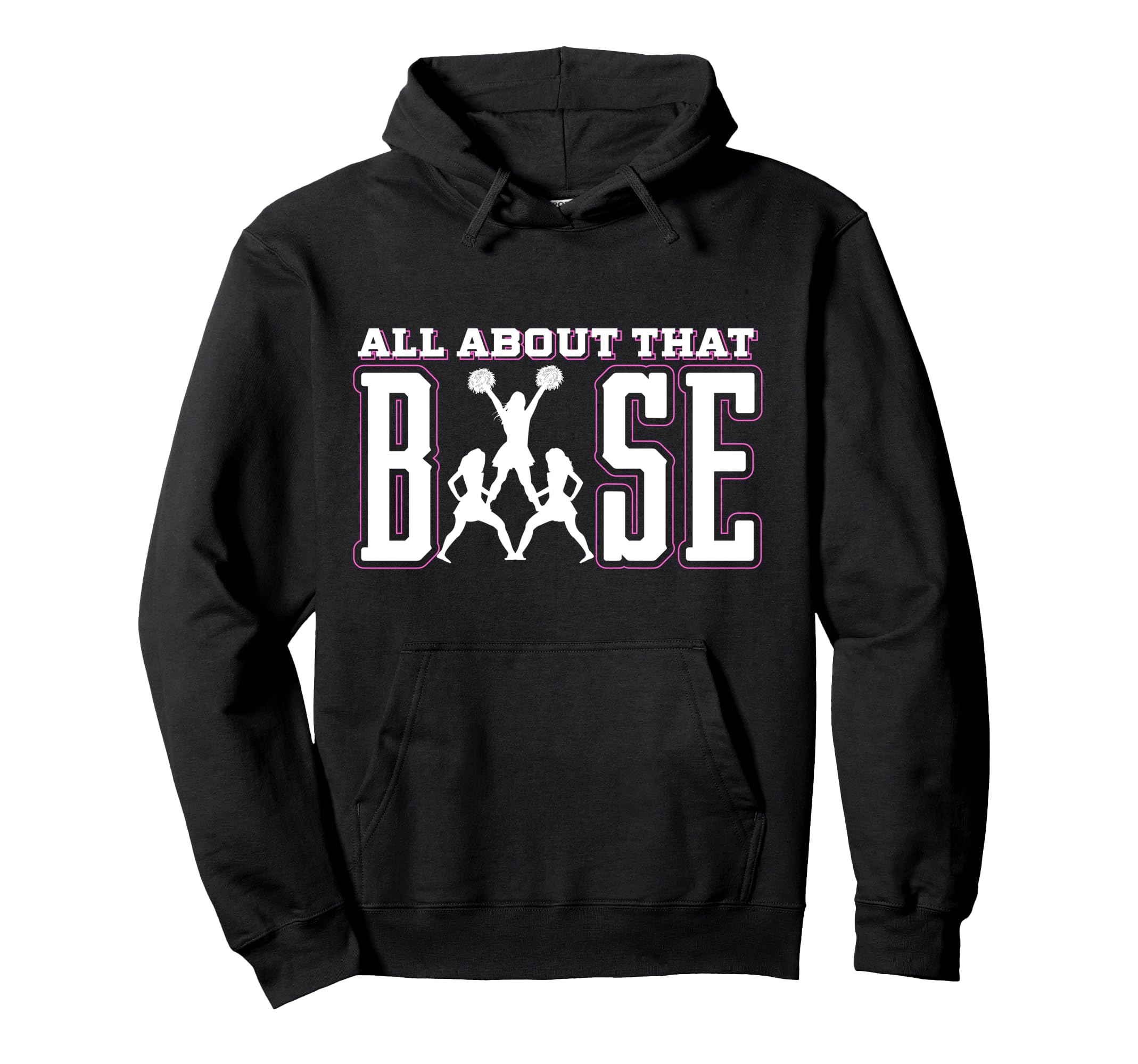 Amazon.com: All About That Base Cheerleading Hoodie, Cheer Hoodie ...