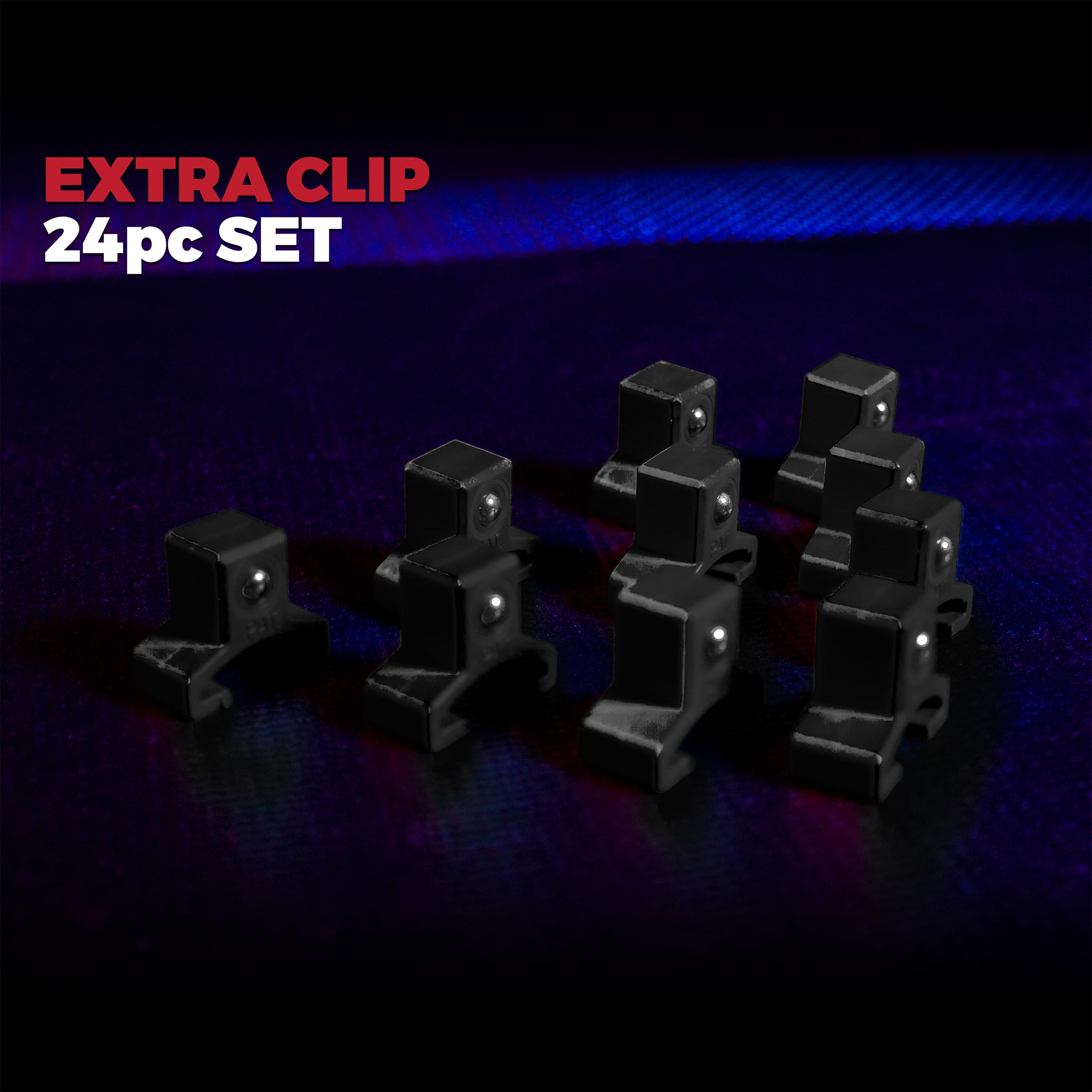 Snapklik.com : Olsa Tools Black Spring-Loaded Ball Bearing Socket Clips ...