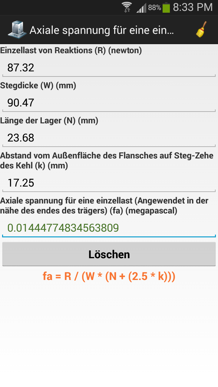 Structural Engineering Calculator - App on Amazon Appstore