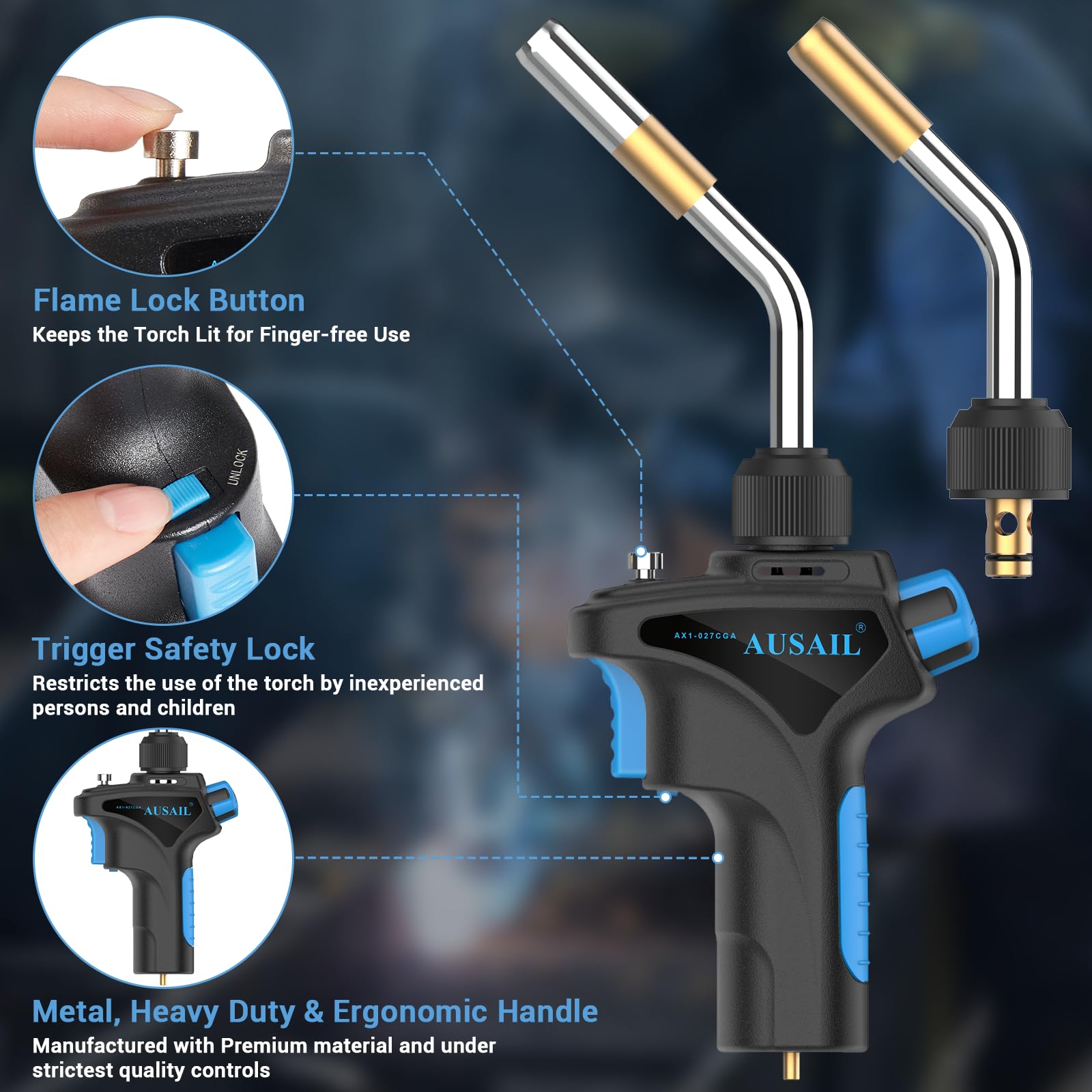 Snapklik.com : Propane Torch Head