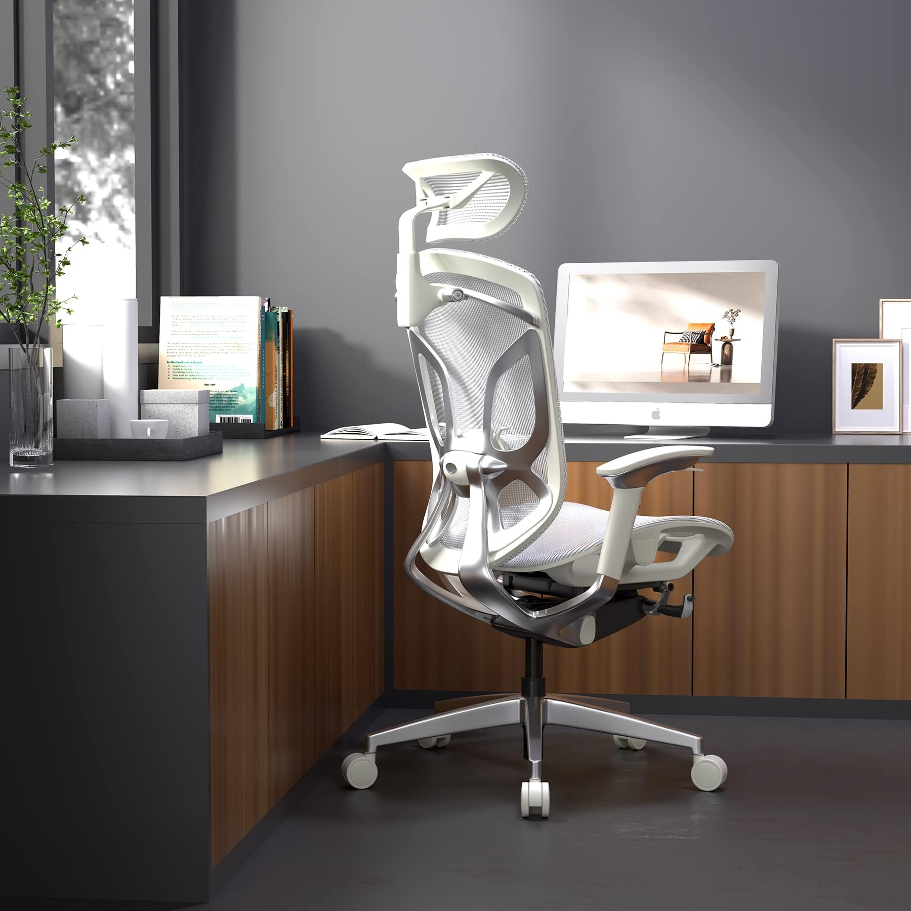 Amazon.com: ERGOUP Ergonomic Office Chair Computer Desk Chiar Mesh High ...