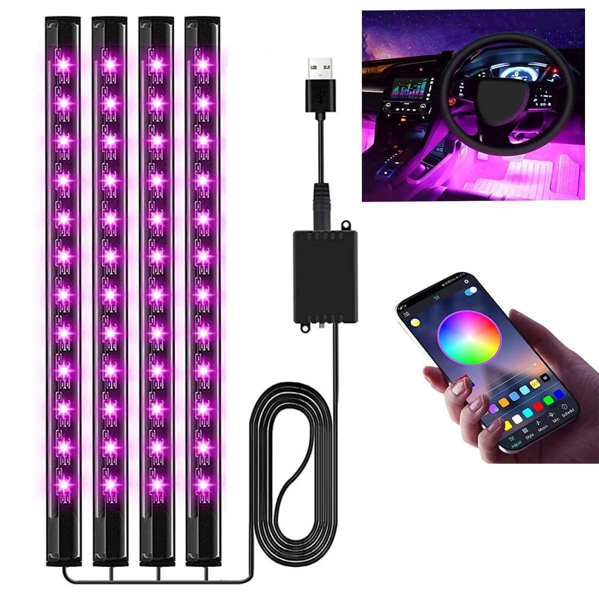 Led Car Lights For Sale Car LED Lights, Smart Car Interior Lights With ...