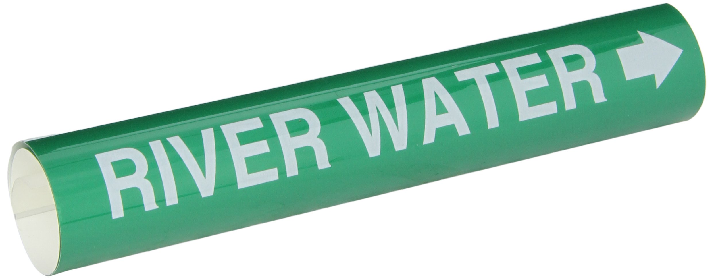 Brady 5753-I High Performance - Wrap Around Pipe Marker, B-689, White ...