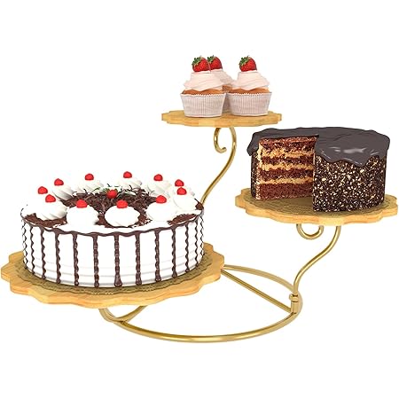 Amazon.com | 3 Tier Acrylic Wedding Cake Stand (Style R300): Cake ...