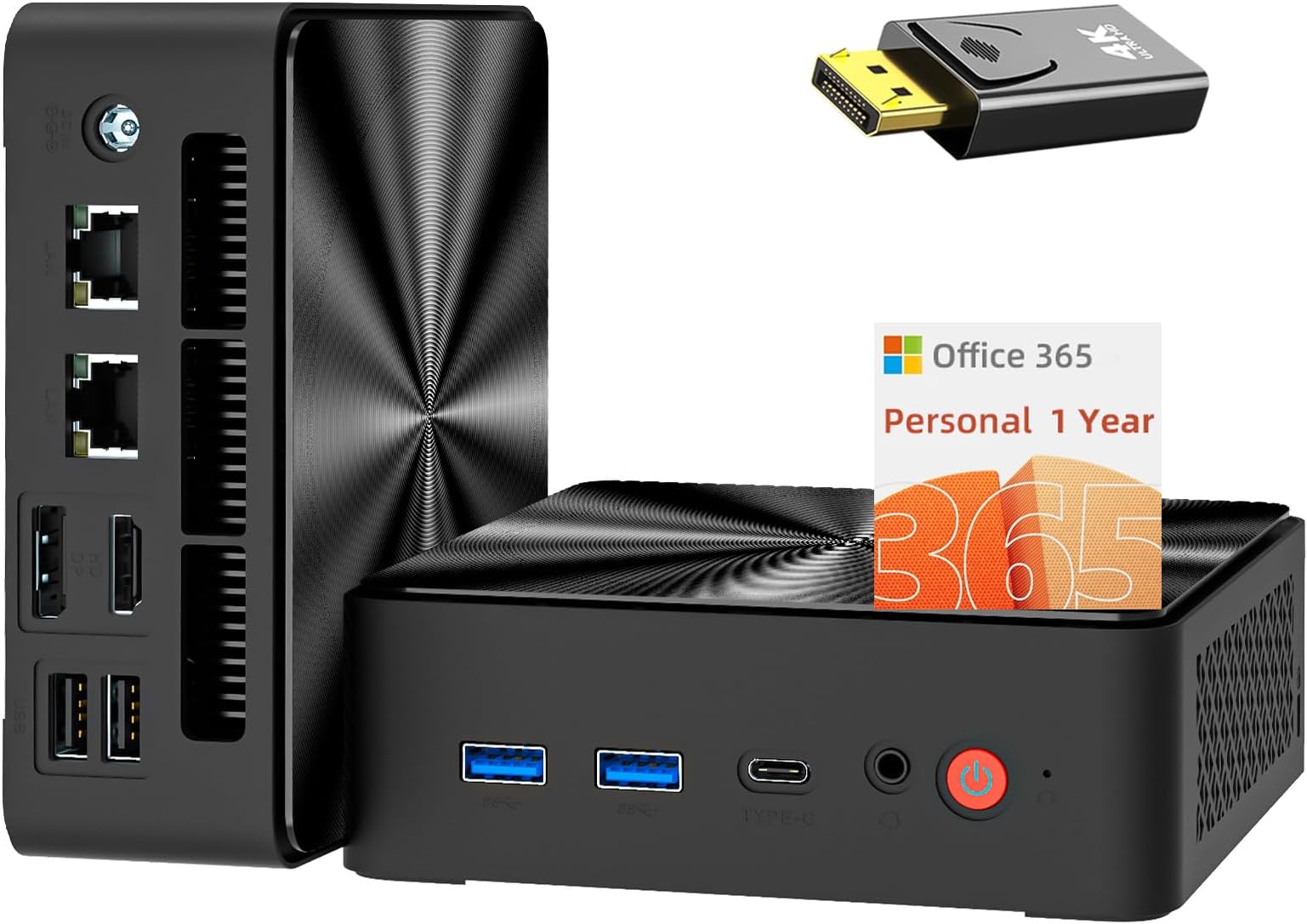 Amazon.com: Mini PC, 1 Year Office 365, Intel 12th Alder Lake N100(up ...