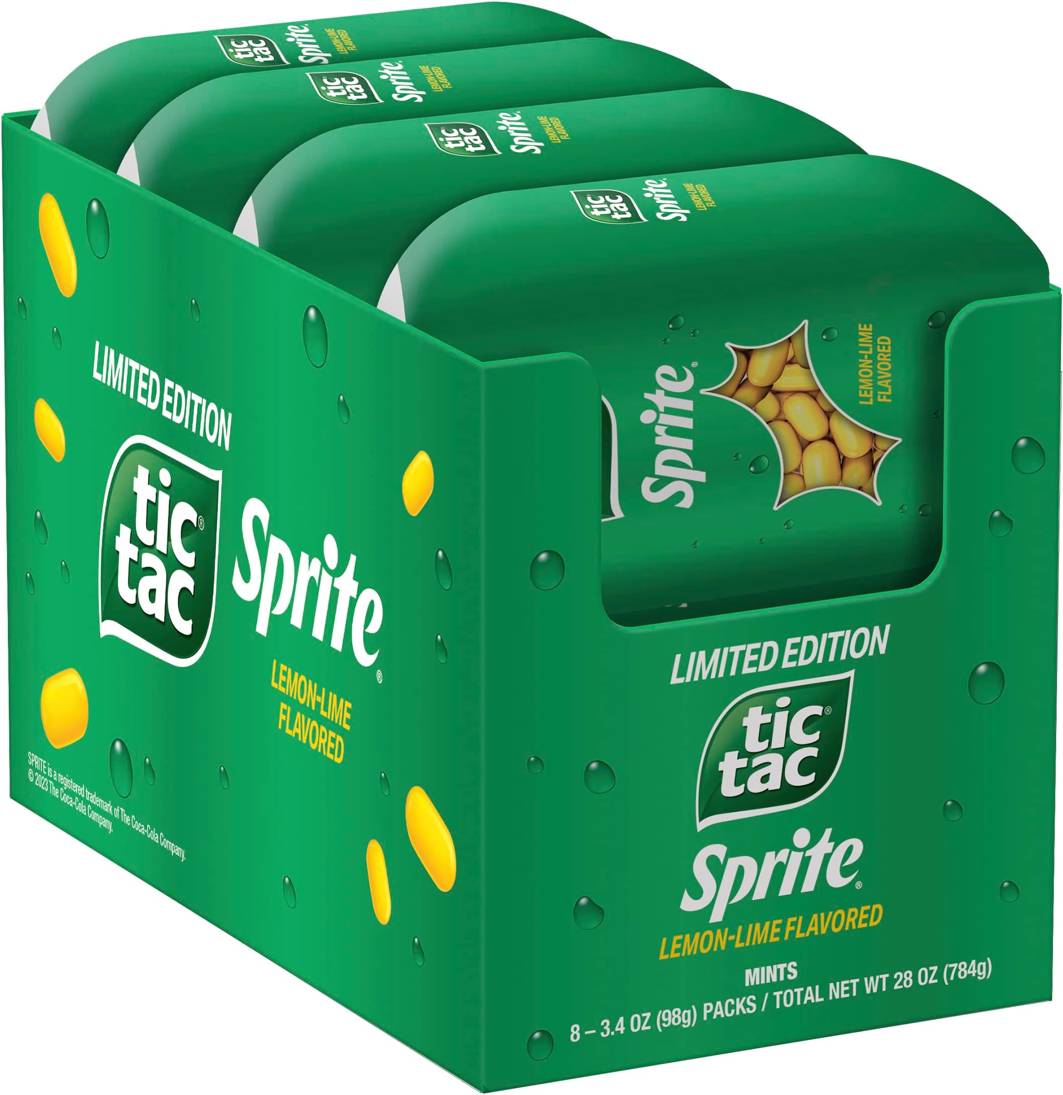Amazon.com: Tic Tac, Sprite Lemon-Lime-Flavored, On-The-Go Refreshment ...