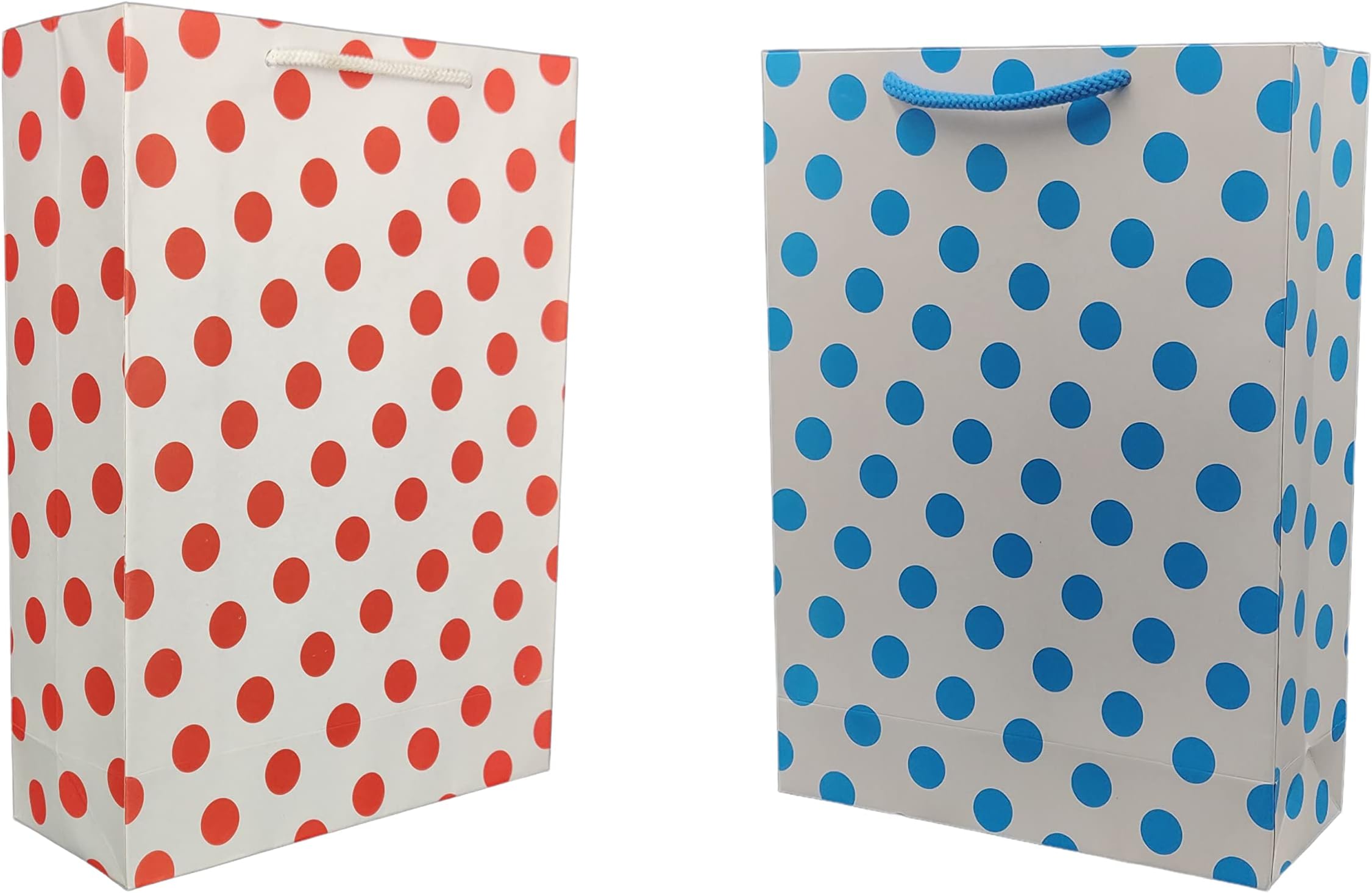 TASCHE Big Blue Dot and Red Dot Assorted Design Paper Carry Bags | Gift ...