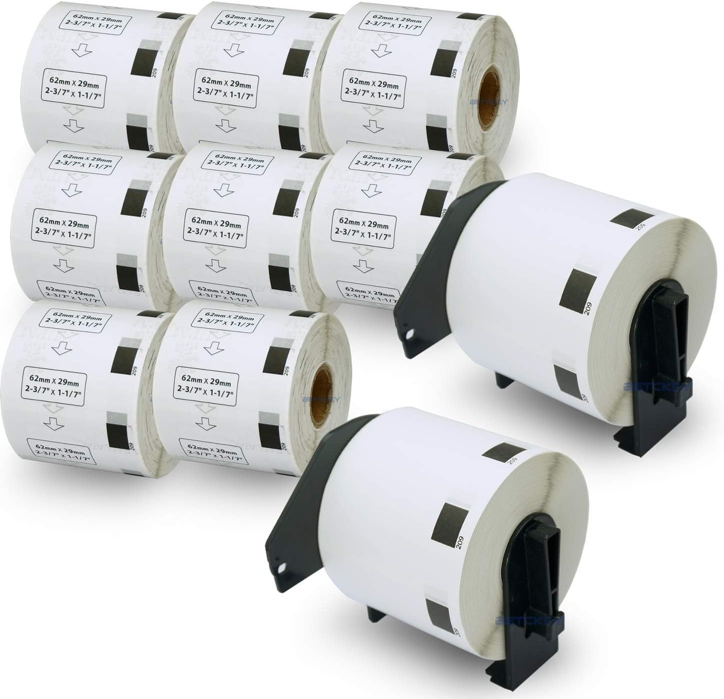 Amazon.com : Brother DK-1209 Small Address Paper Label Roll, Die-Cut ...