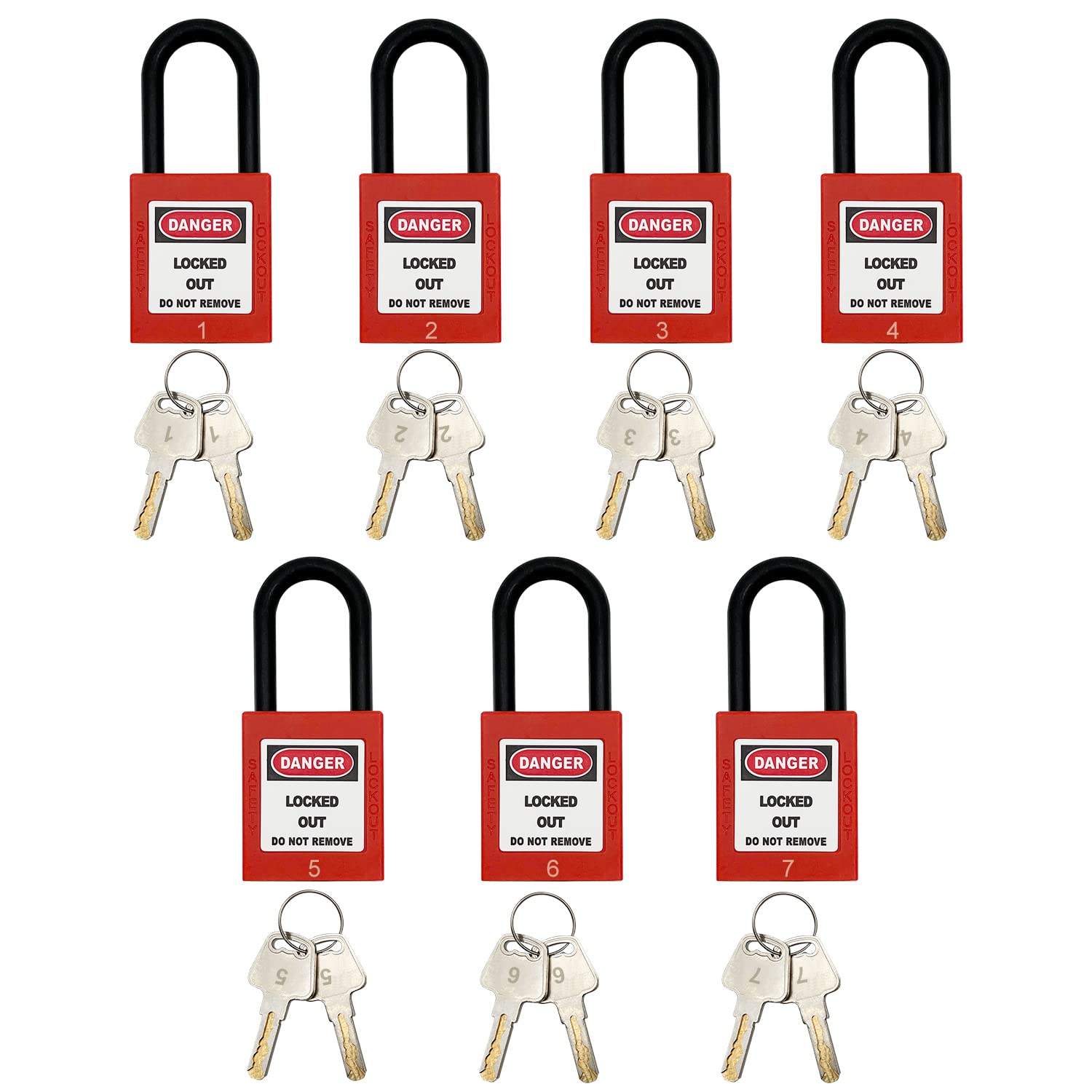 Snapklik.com : SAFBY Lockout Tagout Locks LOTO Safety Padlock