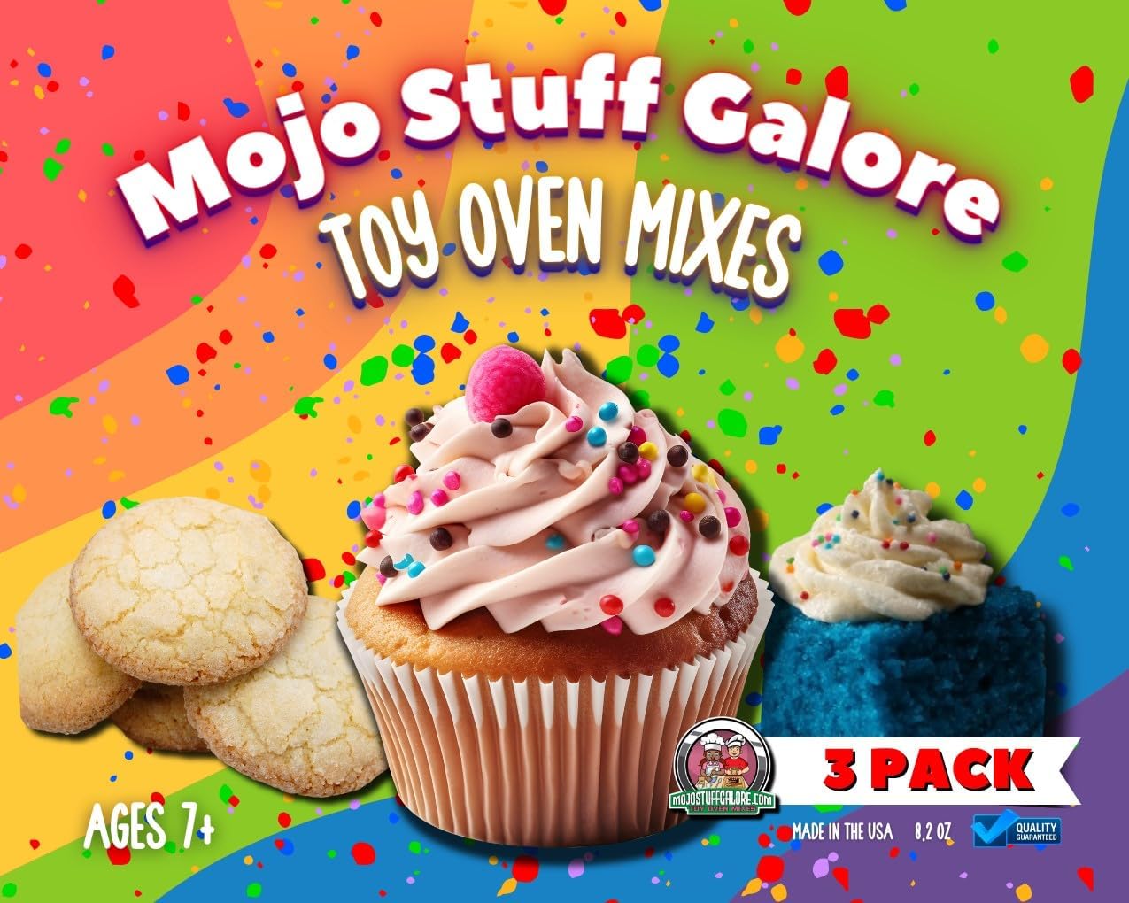 Amazon.com: Mojo's Easy to Bake Oven Mixes for children Cake, and ...