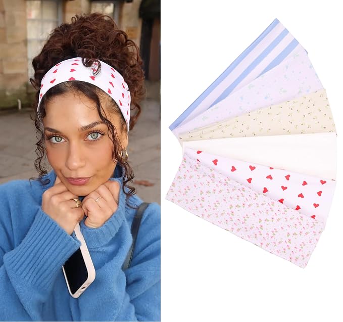Amazon.com: Leeven Women's Headbands for Short Hair Non Slip Elastic ...