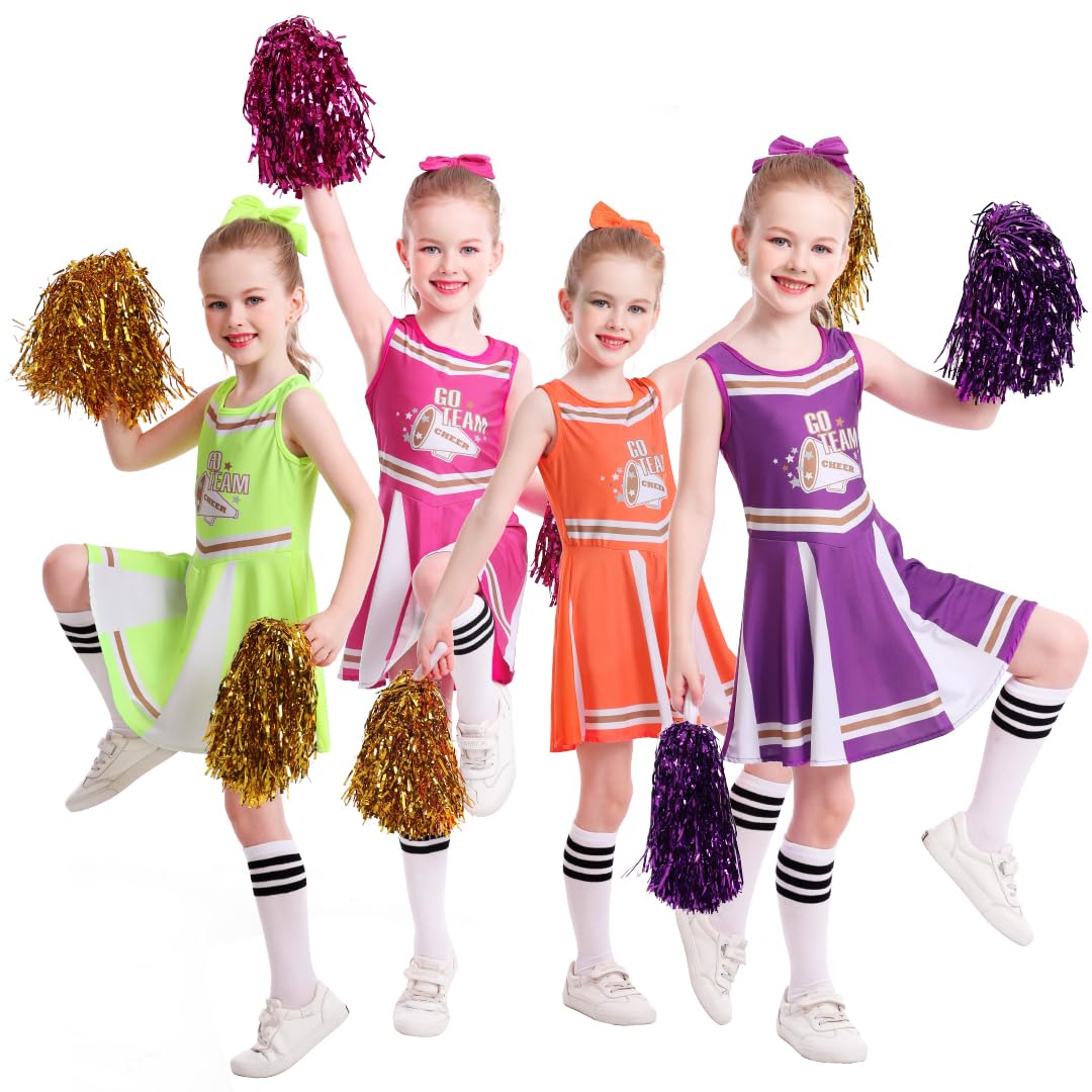 Snapklik.com : Seasons Cheerleader Costume For Girls, UV Black Light ...