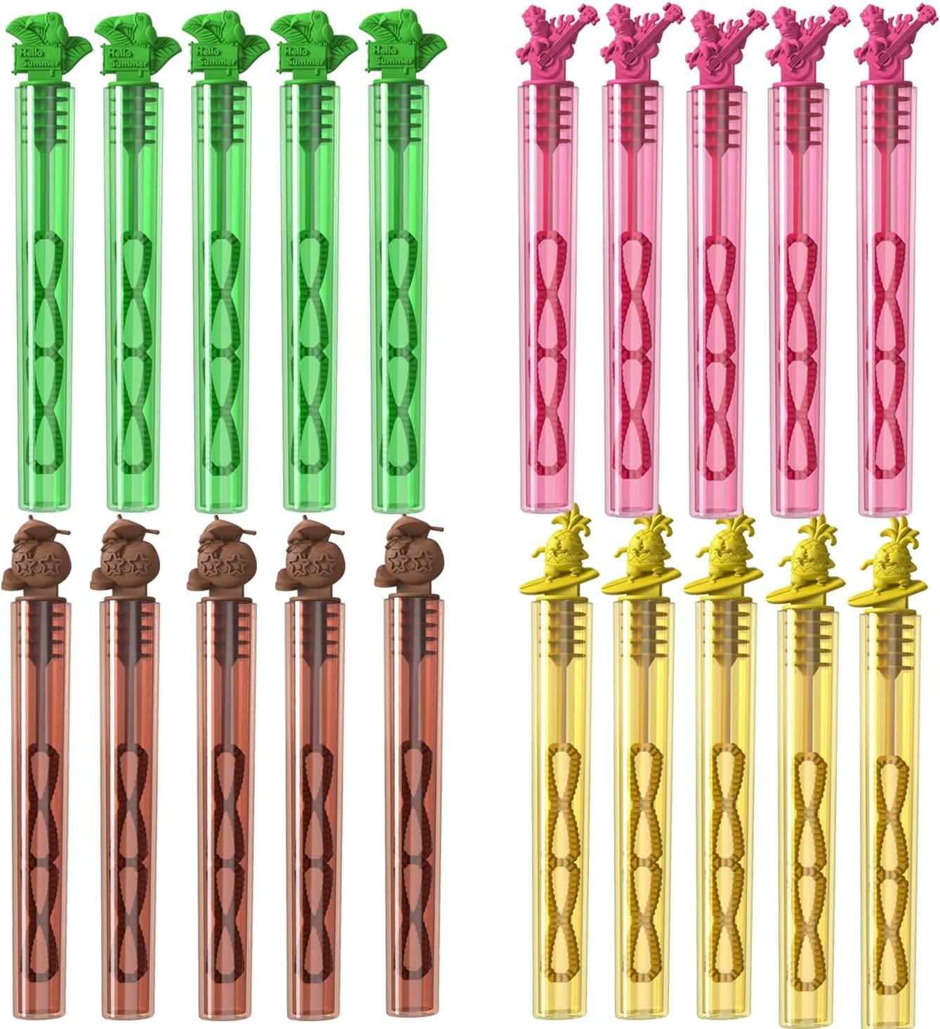Amazon.com: 20PCS Hawaiian Bubble Wands, Mini Bubble Wands for Tropical ...