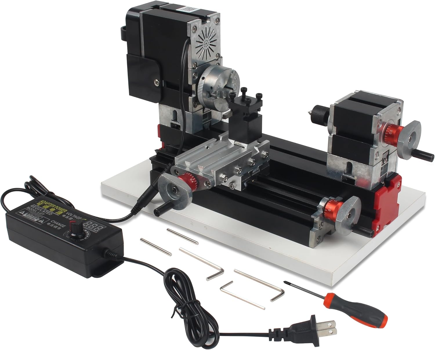 Amazon.com: CNCTOPBAOS 60W Mini Lathe 12000rpm,All-Metal Power Micro ...