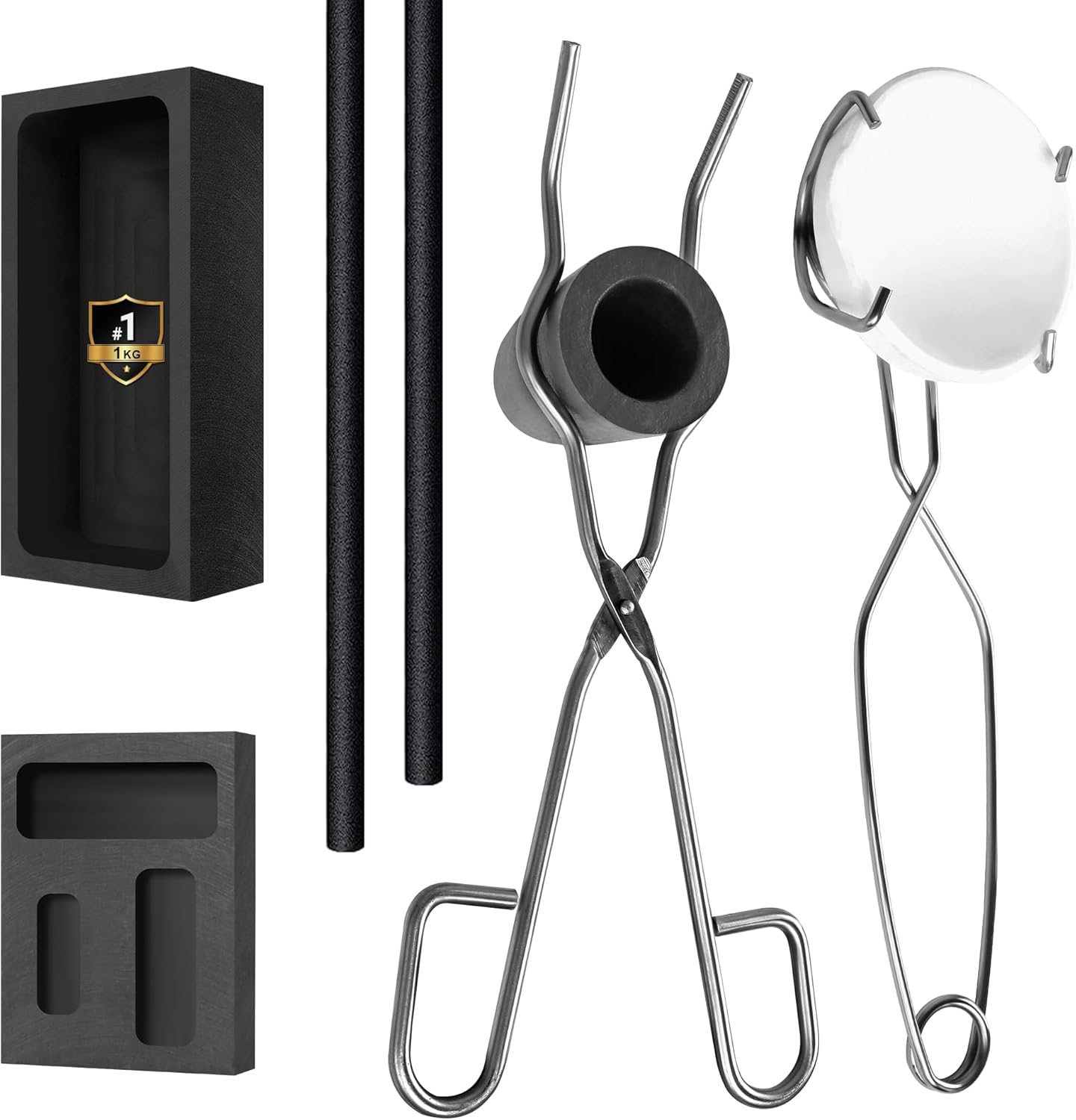 Amazon.com: 8 pcs Torch Melting Casting Kit, Including Whip Tongs, 2 ...